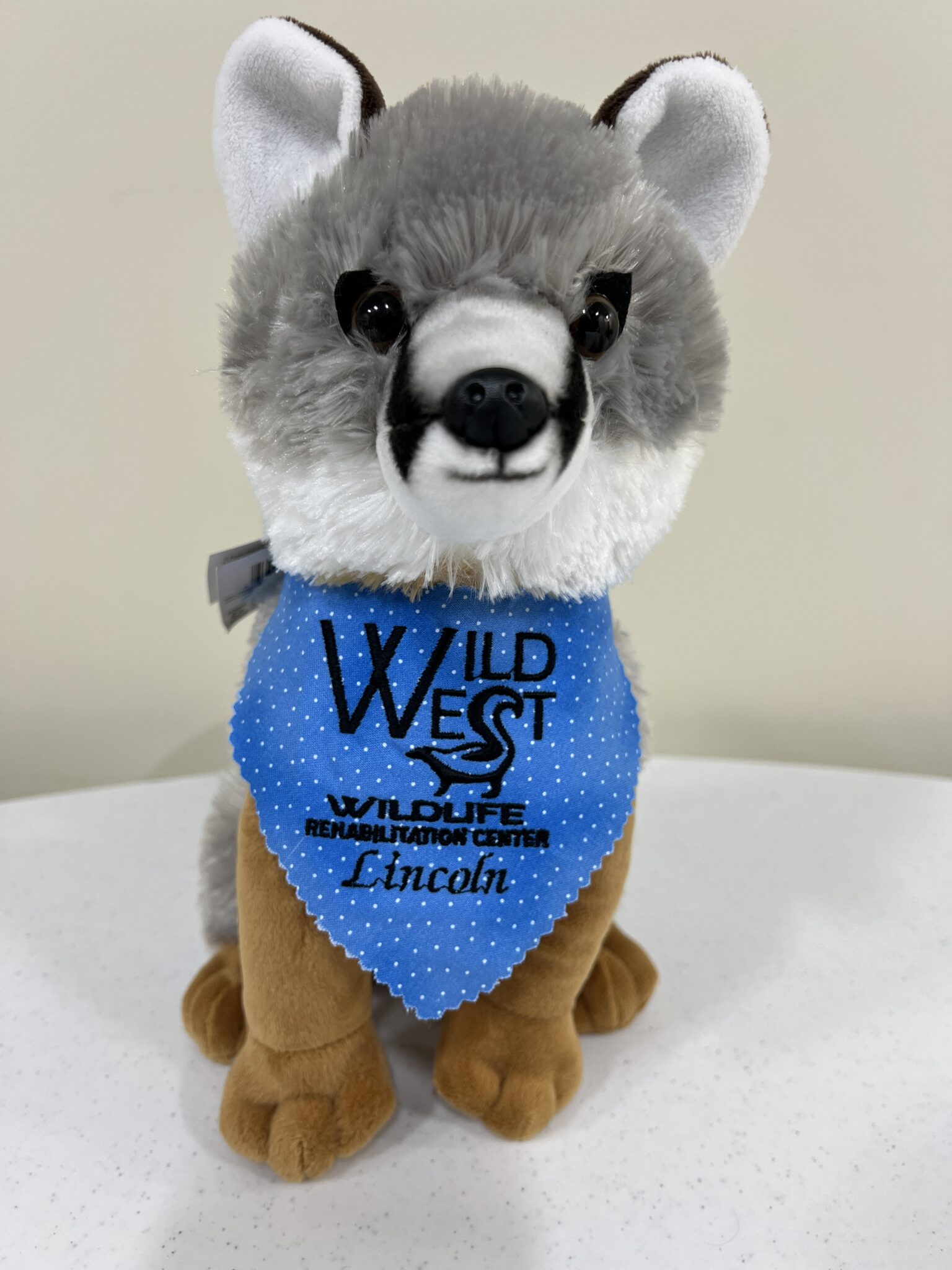 Lincoln (Gray Fox) Stuffed Animal 12" - Wild West Wildlife ...